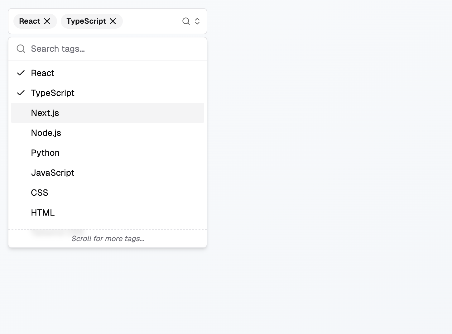 v0 - Tag Input - shadcn - v0 by Vercel